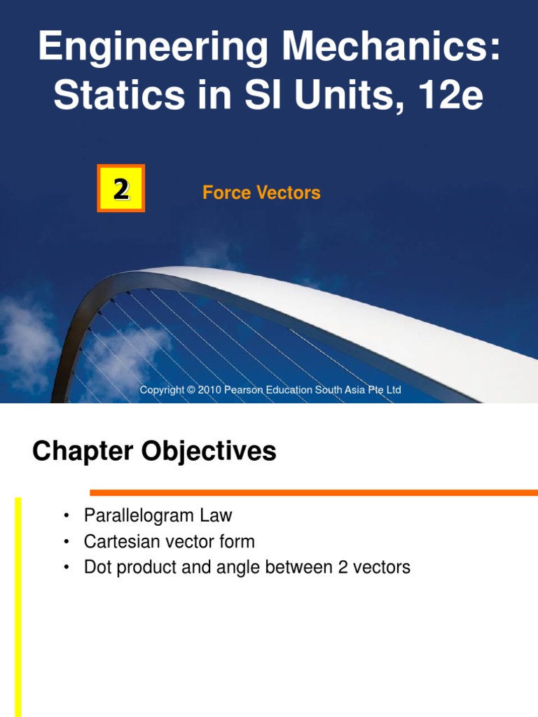 Chapter 2 Force Vectors Ver 1 Pdf Euclidean Vector Cartesian Coordinate System