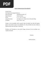 Surat Permohonan Pengembalian Dana (Refund) | PDF | Pengelolaan ...