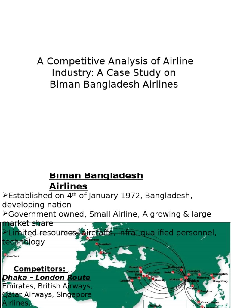 A Competitive Analysis of Airline Industry | Airlines | Competitive ...