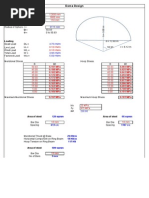Conical Dome Design and Calculations | PDF | Dome | Circle