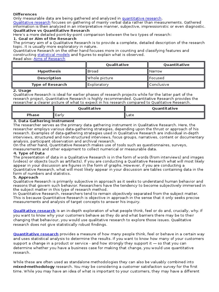 Research About Quali and Quanti | Experiment | Sampling (Statistics)