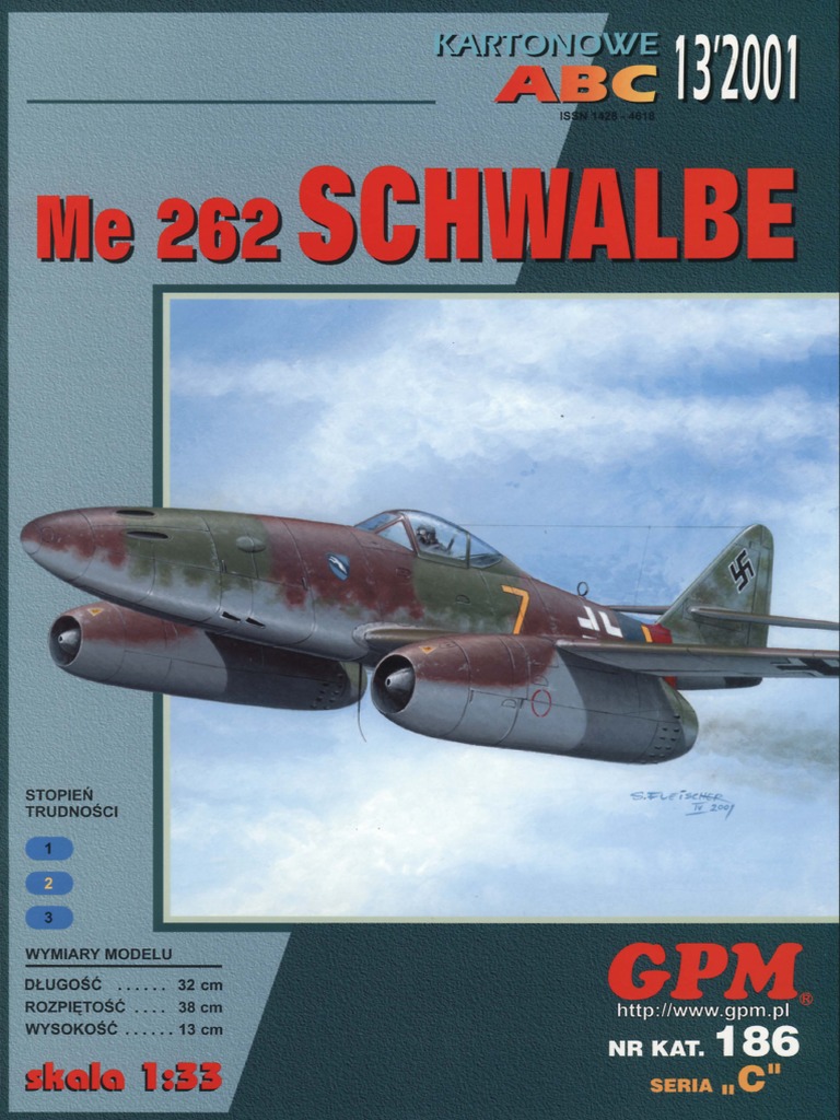 GPM 186 - Me 262 Schwalbe PDF | PDF