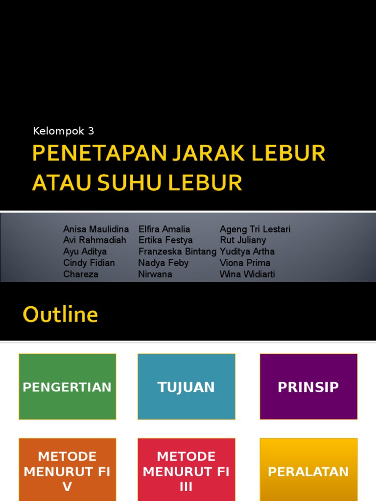 Penetapan Jarak Lebur | PDF