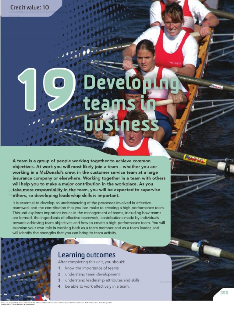 BTEC Level 3 National Business - Unit 19 | PDF | All Rights Reserved ...