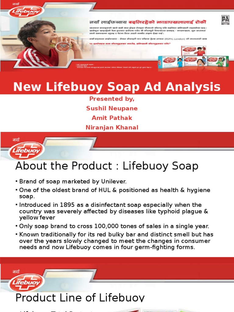 Lifebuoy Soap Advertisement Analysis | PDF | Hygiene | Advertising