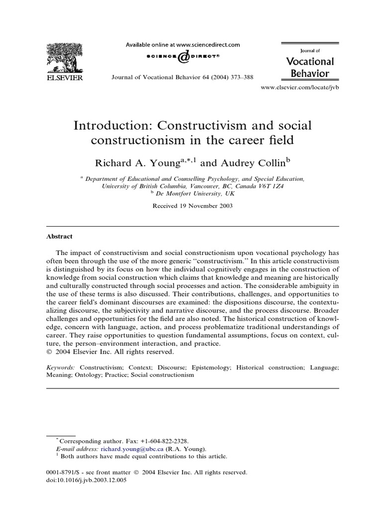 Intro To Constructivism and Social Constructionism | Download Free PDF ...