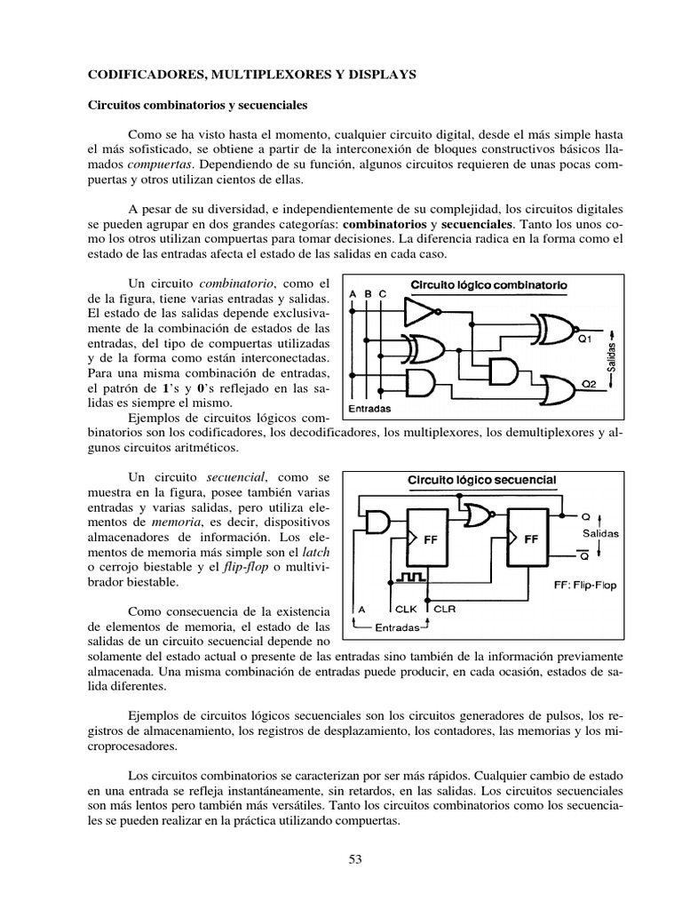1184 Codificadores Decodif y Displays | PDF | Decimal codificado en ...