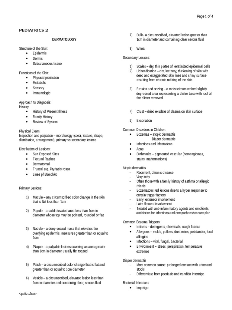 Dermatology | PDF | Cutaneous Conditions | Dermatitis