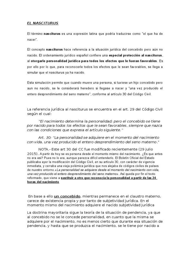 El Nasciturus | PDF | Justicia | Crimen y violencia