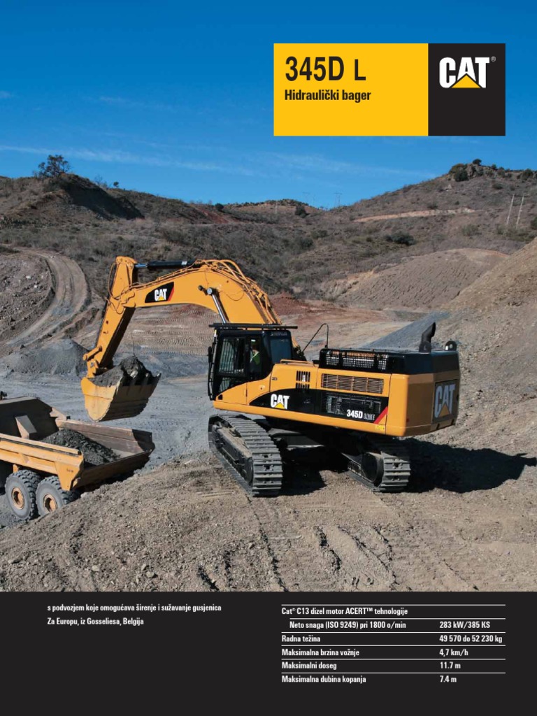 Cat 345C | PDF