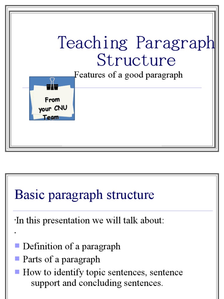 Paragraph Structure (Week 3) | Download Free PDF | Paragraph | Indonesia