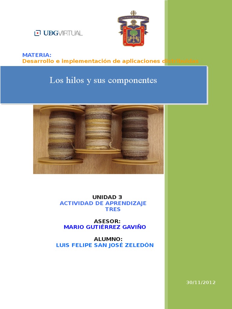 Introducción a Hilos en Programación | PDF | Hilo (Computación ...