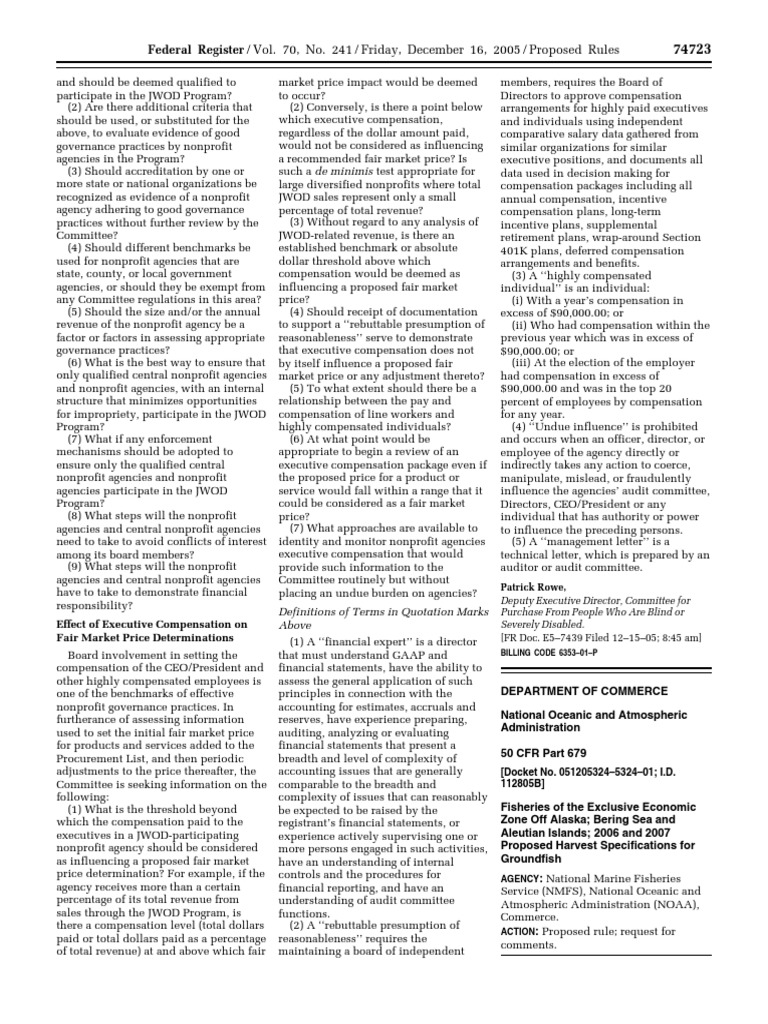 Proposed Rule: Fishery Conservation and Management: Alaska Fisheries of ...