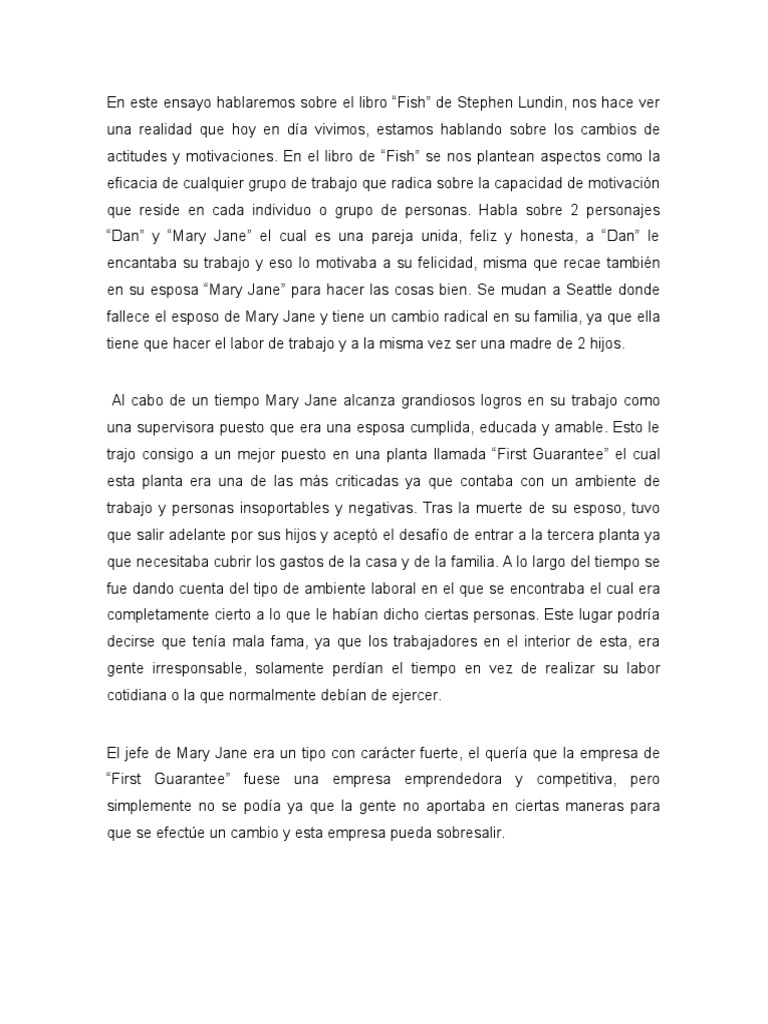 Libro de FISH! | PDF | Felicidad