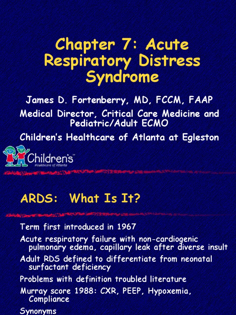 ARDS.ppt | Pulmonology | Respiration | Free 30-day Trial | Scribd