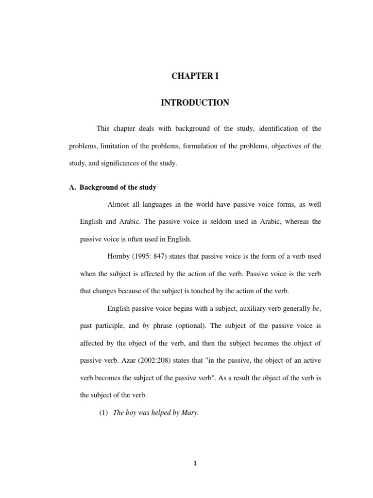 Comparative Study of Passive Voice | Download Free PDF | Verb | English ...