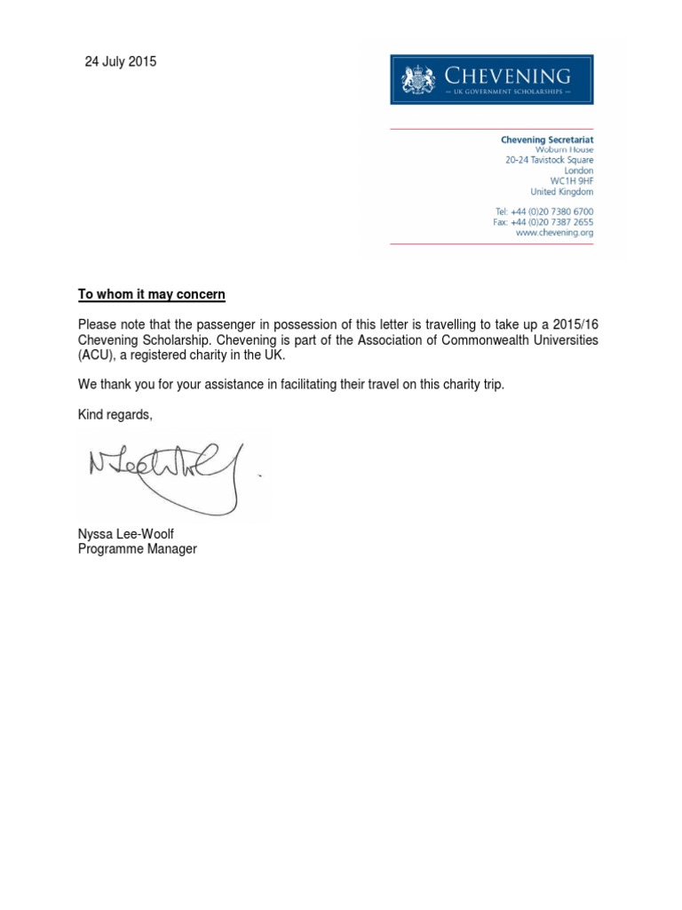 Charity Letter 15-16 Incoming | PDF | Education Finance