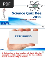 Grade 6 Questions Science Quiz Bee | PDF | Orbit | Earth