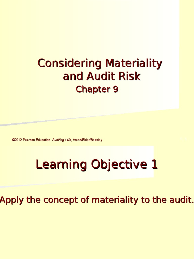 Considering Materiality and Audit Risk | PDF | Audit | Auditor's Report