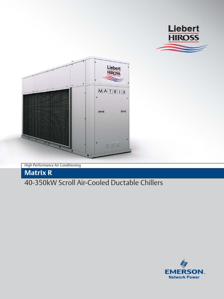 Liebert Matrix R - 50Hz - Brochure | PDF | Mechanical Fan | Air ...