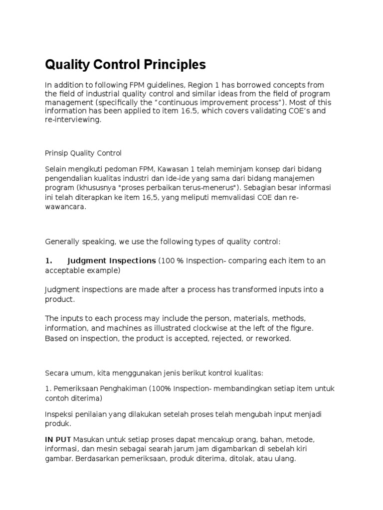 Contoh Proposal Quality Control | PDF | Ilmu Sistem | Ilmu Kognitif