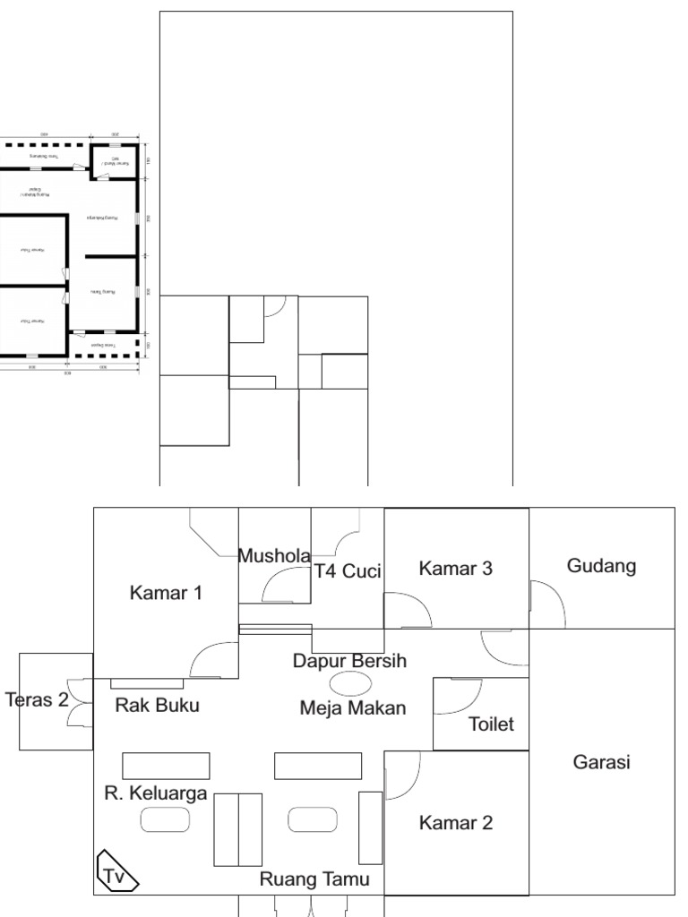 Denah Rumah 8x12 | PDF
