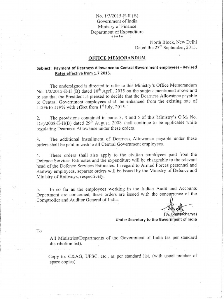 Da Order 2015 From 1.7.2015 English | PDF