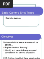 Camera Shots, Angles and Movements PDF | PDF | Camera