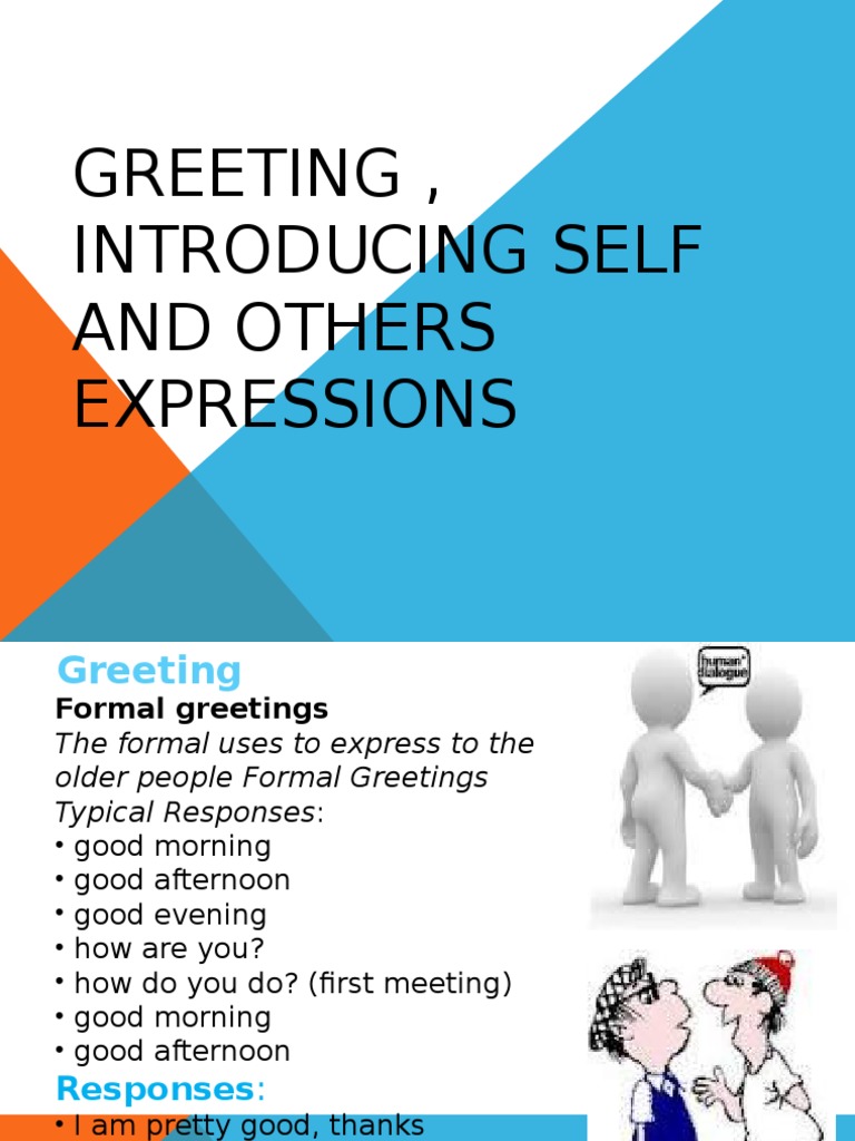 Power Point Peer Teaching Greeting Introducing Self and Others ...