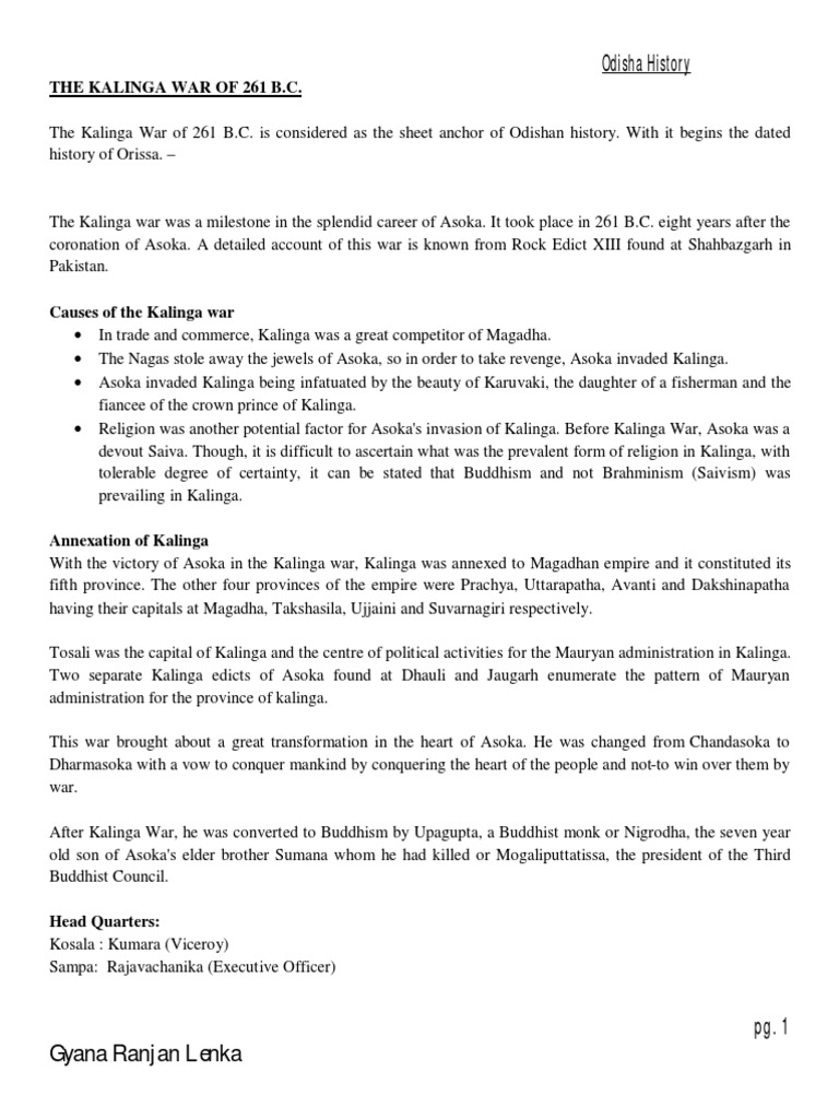 Odisha History For OPSC & OSSC | PDF | Ashoka | Religion And Belief