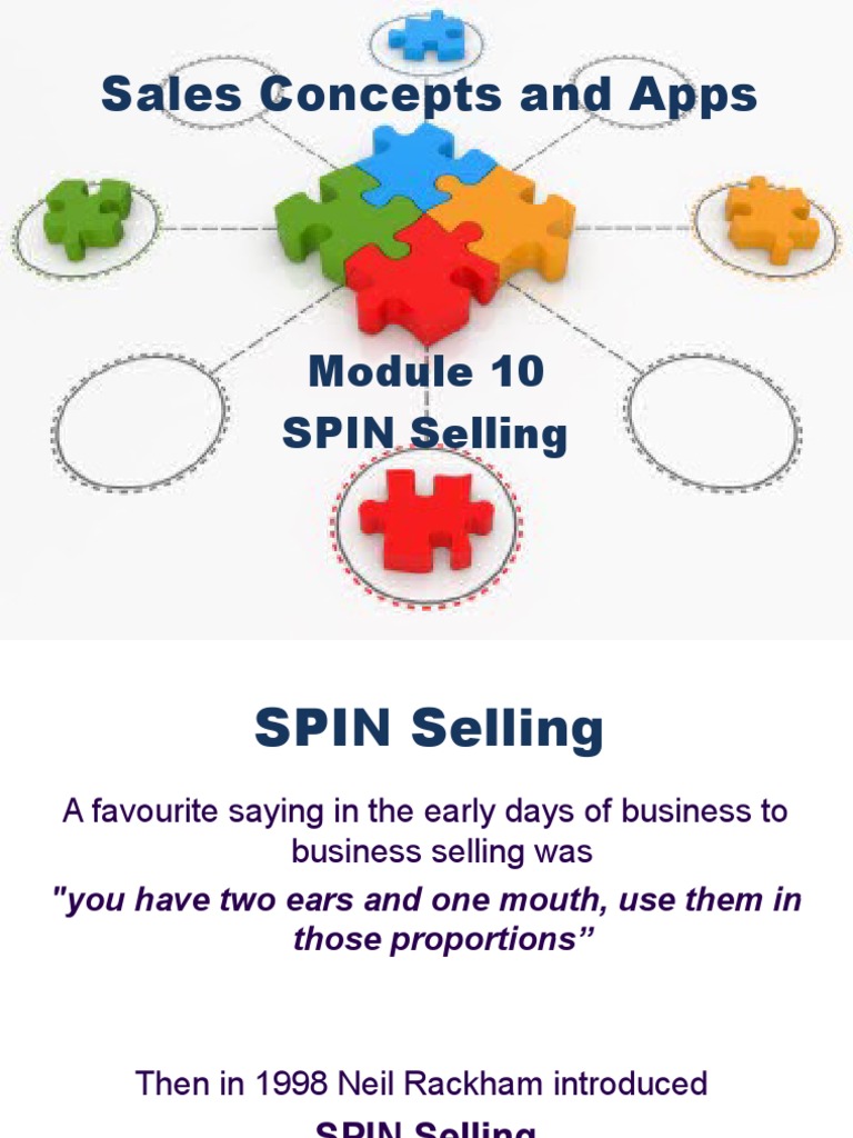 SPIN Selling: Effective Sales Questioning | PDF | Sales | Applied ...
