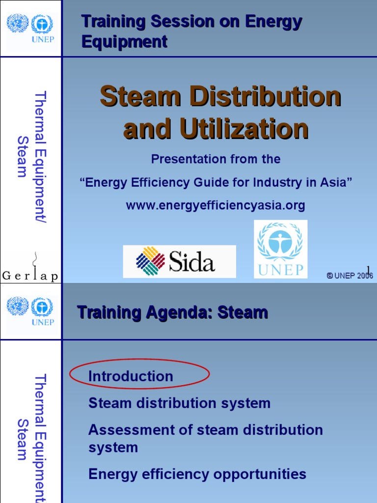 Steam Distribution and Utilization | PDF | Steam | Boiler