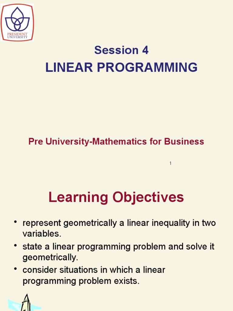 Linear Programming | PDF | Linear Programming | Mathematical Optimization
