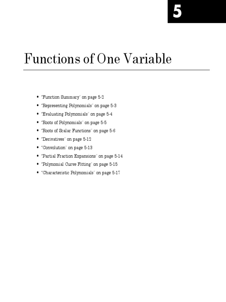 An Introduction to Key Functions for Analyzing Polynomials and Scalar ... An Introduction to Key Functions for Analyzing Polynomials and Scalar ...
