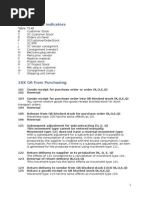 SAP MM Movement Types Overview | PDF | Warehouse | Inventory