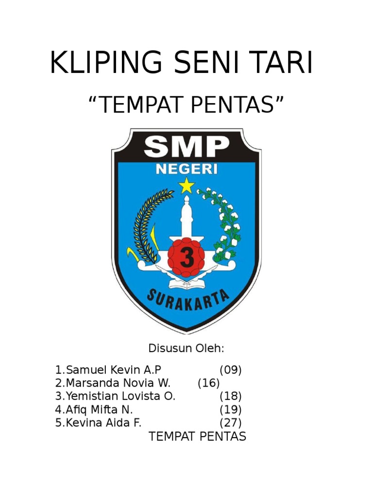 Kliping Seni Tari | PDF | Seni | Klasik