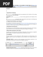 Board Resolution For Change in Designation | PDF | Technology & Engineering