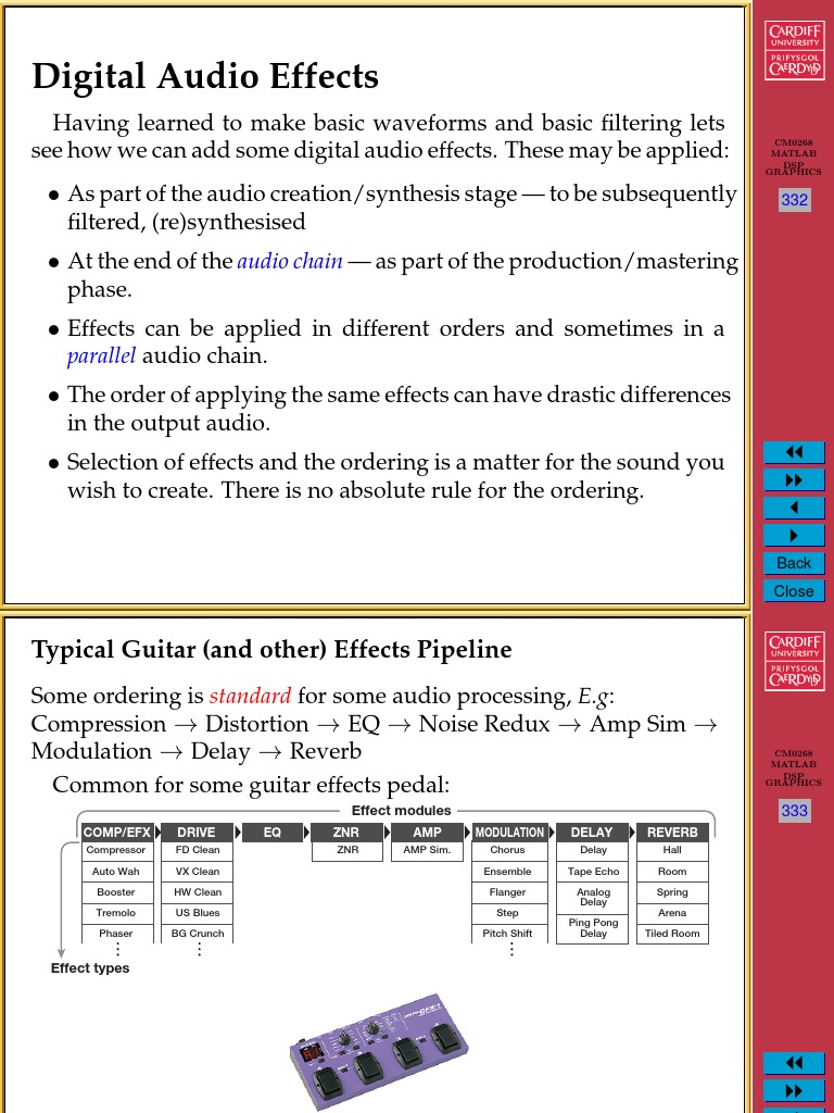 Digital Audio Effects | PDF