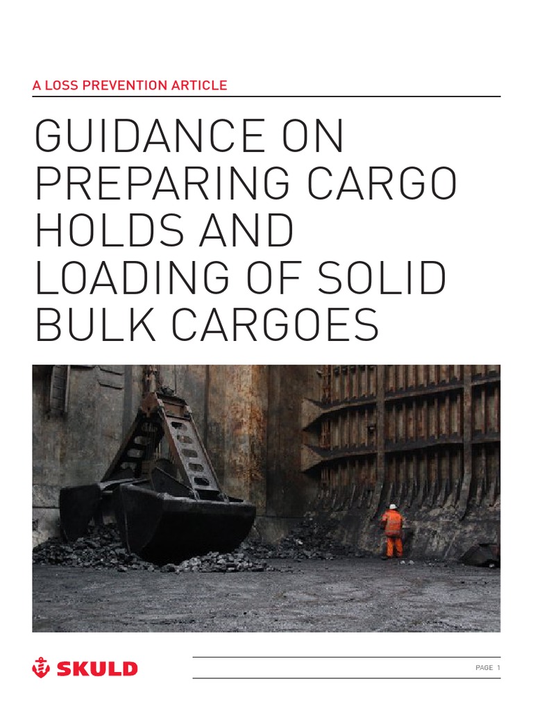 Preparing Cargo Holds - Loading Solid Bulk Cargoes | PDF | Cargo | Ships