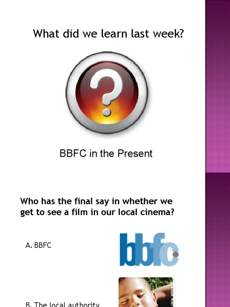 BBFC Ratings and Controversies Explained | PDF