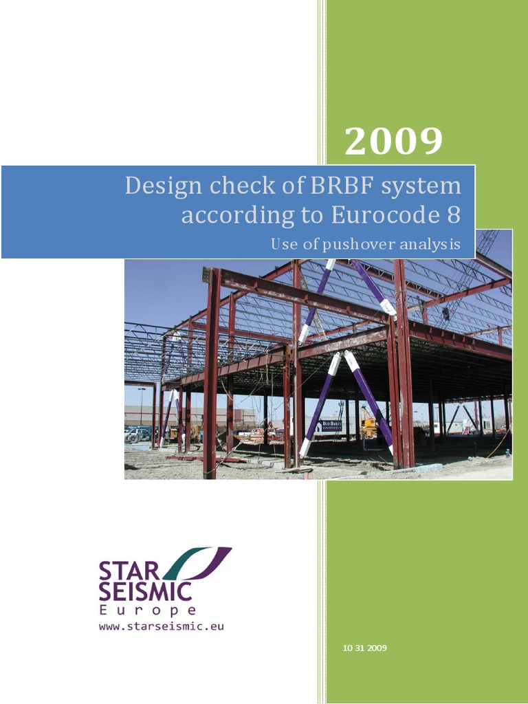 Analysis and Design of a BRBF System Using Non-Linear Static Pushover ...