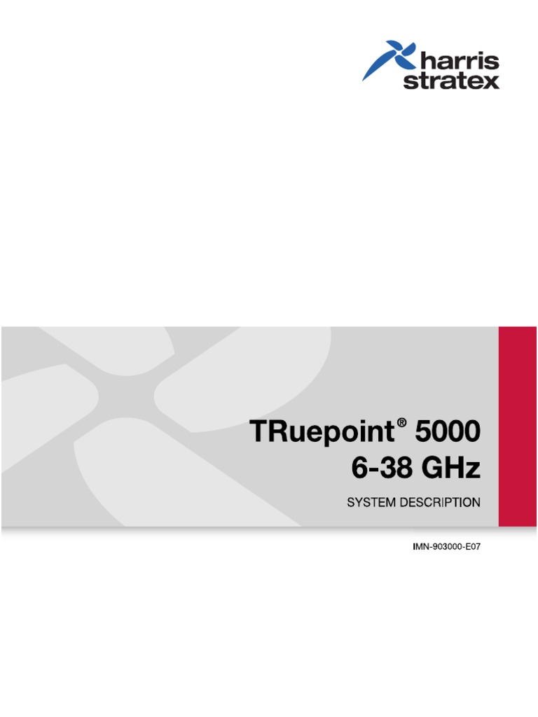 TRuepoint 5000 System Description | PDF | Telecommunications ...