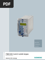 Micom Alstom P141, P142, P143, P144 & P145: Feeder Management Relay ...