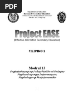 Pagsunod Sa Panuto (Banghay Aralin | PDF