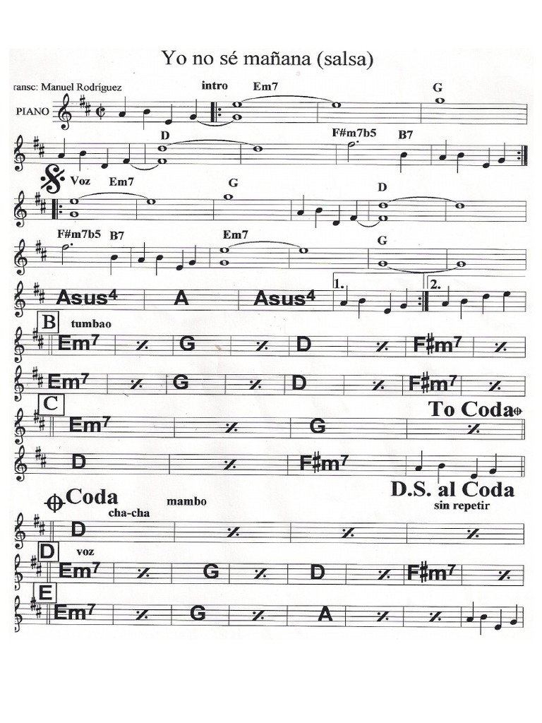 Yo No Se Mañana PDF | PDF