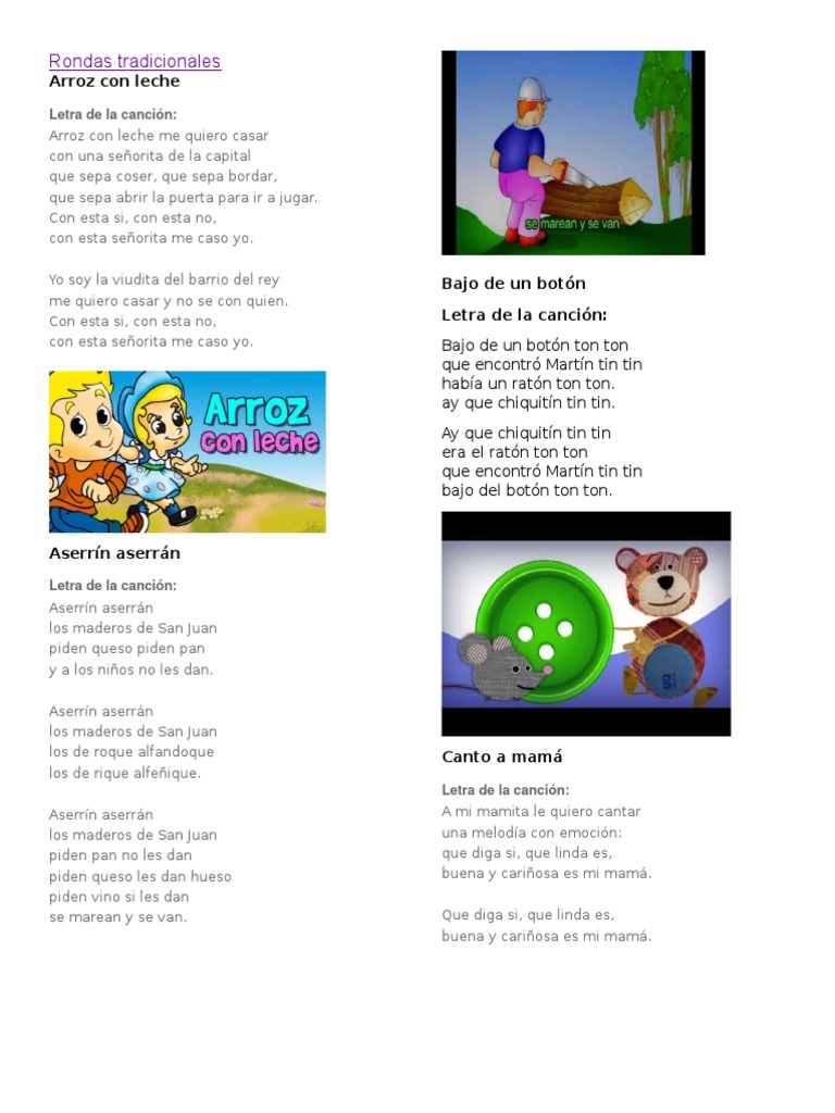 Rondas Tradicionales | PDF | Ocio