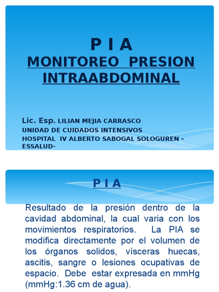 PIA | PDF | Abdomen | Anatomía