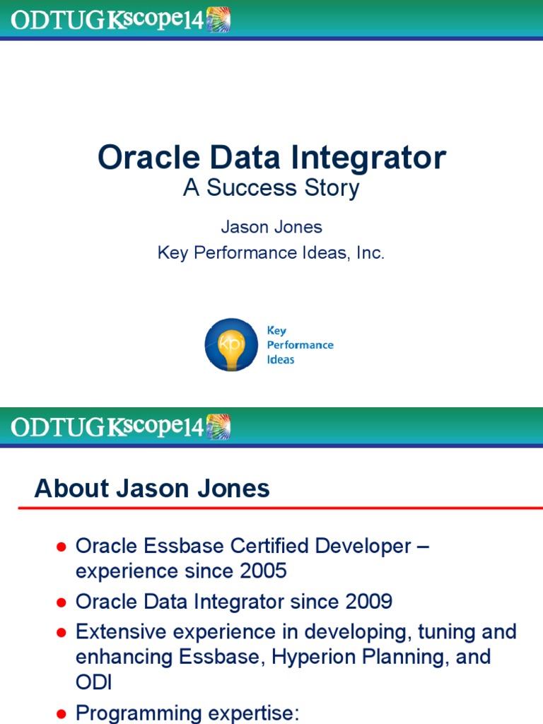 Oracle Data Integrator | Download Free PDF | Oracle Database ...
