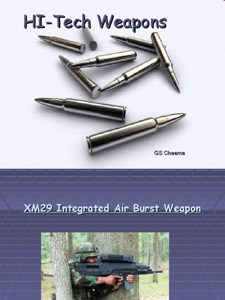 Hi - Tech Weapons | PDF | Cartridge (Firearms) | Machine Gun