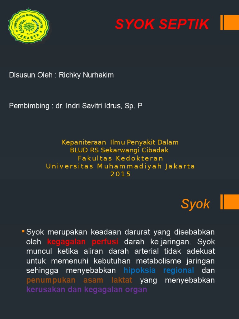 Syok Septik | PDF